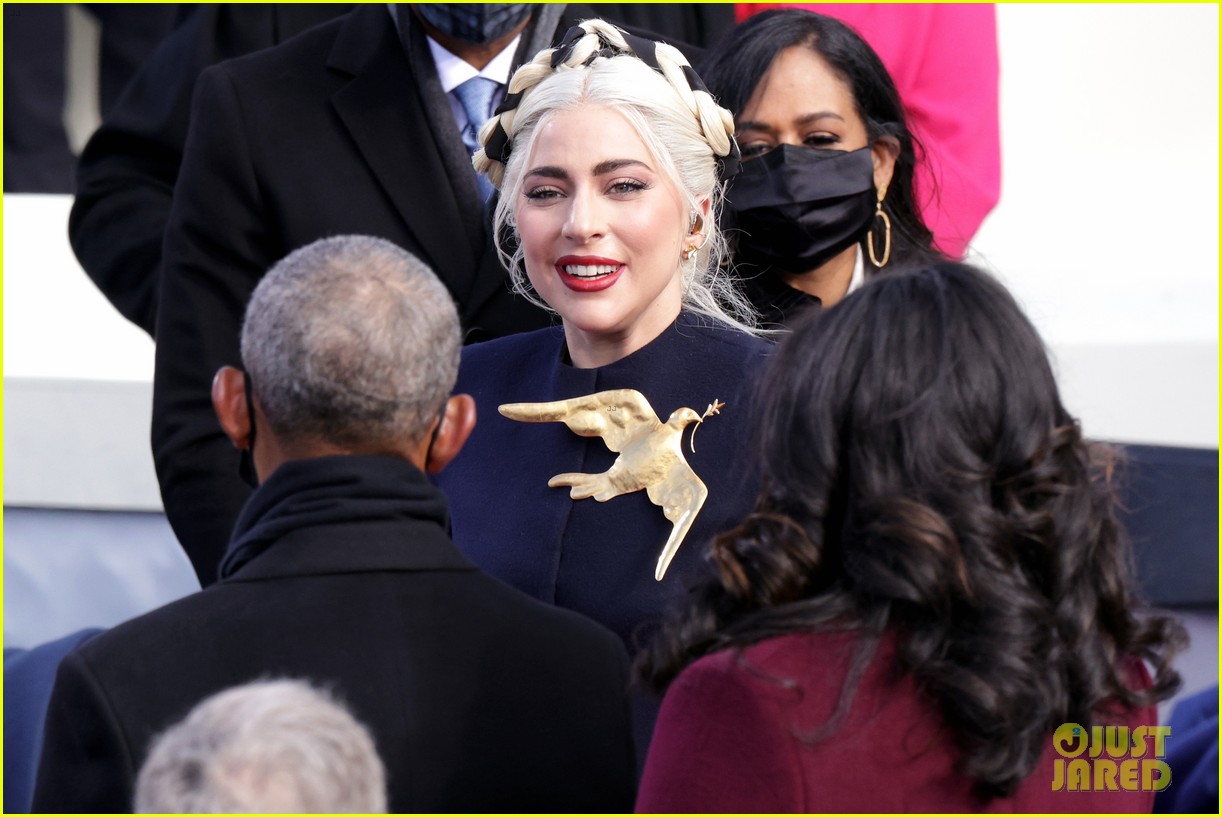 Lady Gaga Performs the National Anthem at Presidential Inauguration ...