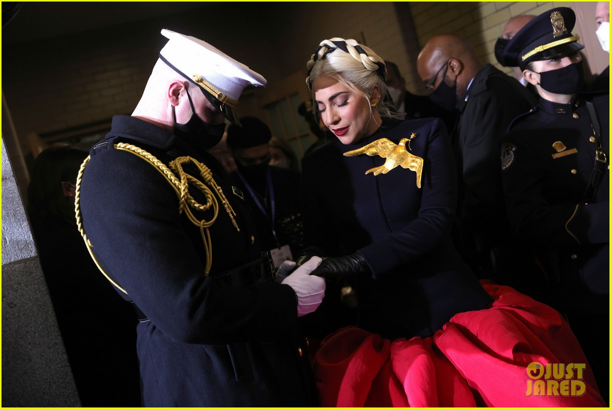 Lady Gaga Performs the National Anthem at Presidential Inauguration ...