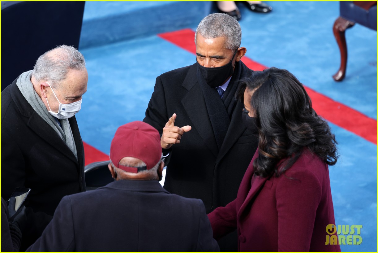 Barack Obama, Michelle Obama, Bill Clinton, & Hillary Clinton Arrive at ...