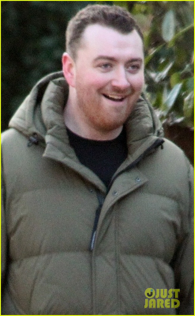 Sam Smith is All Smiles While Walking with a Friend in London: Photo ...