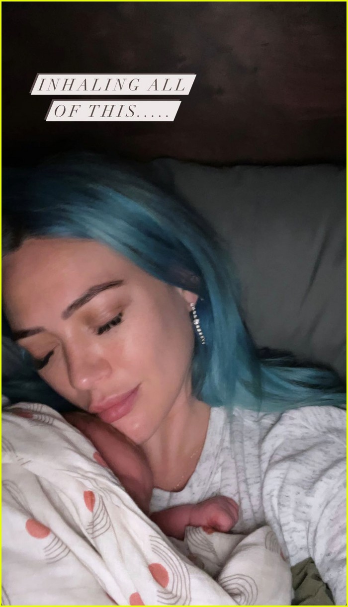Hilary Duff Shares First Photos with Newborn Daughter Mae: Photo ...
