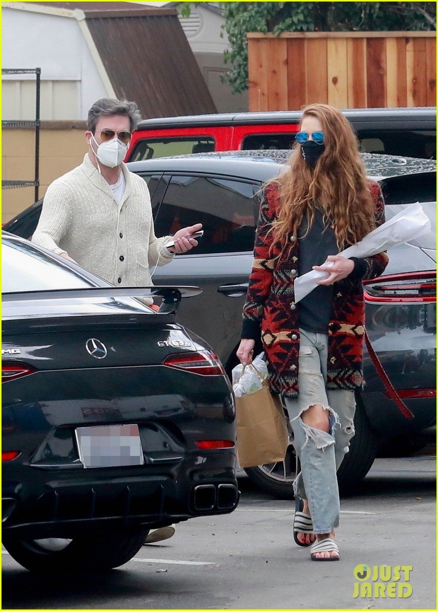 Jon Hamm Wears Bright Orange Shorts While Running Errands With ...