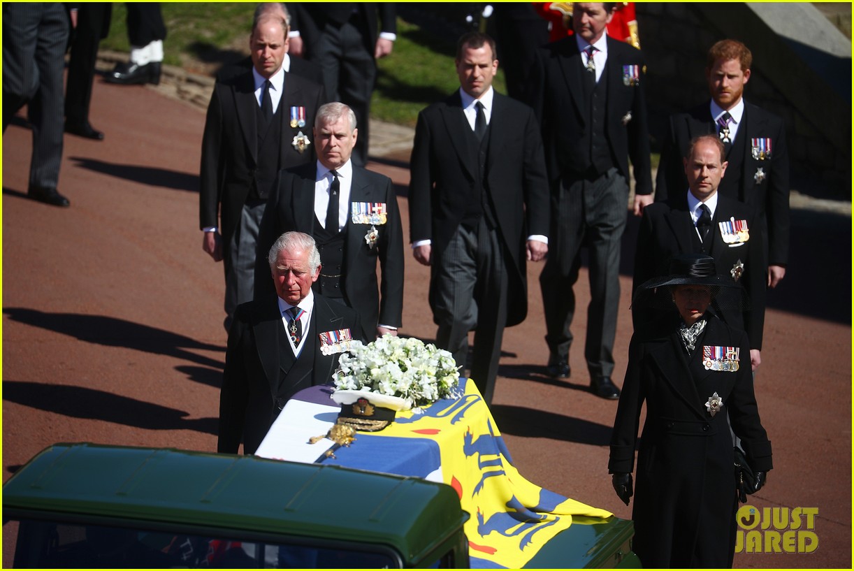 Prince Charles Makes Emotional Walk Behind Father Prince Philip's ...