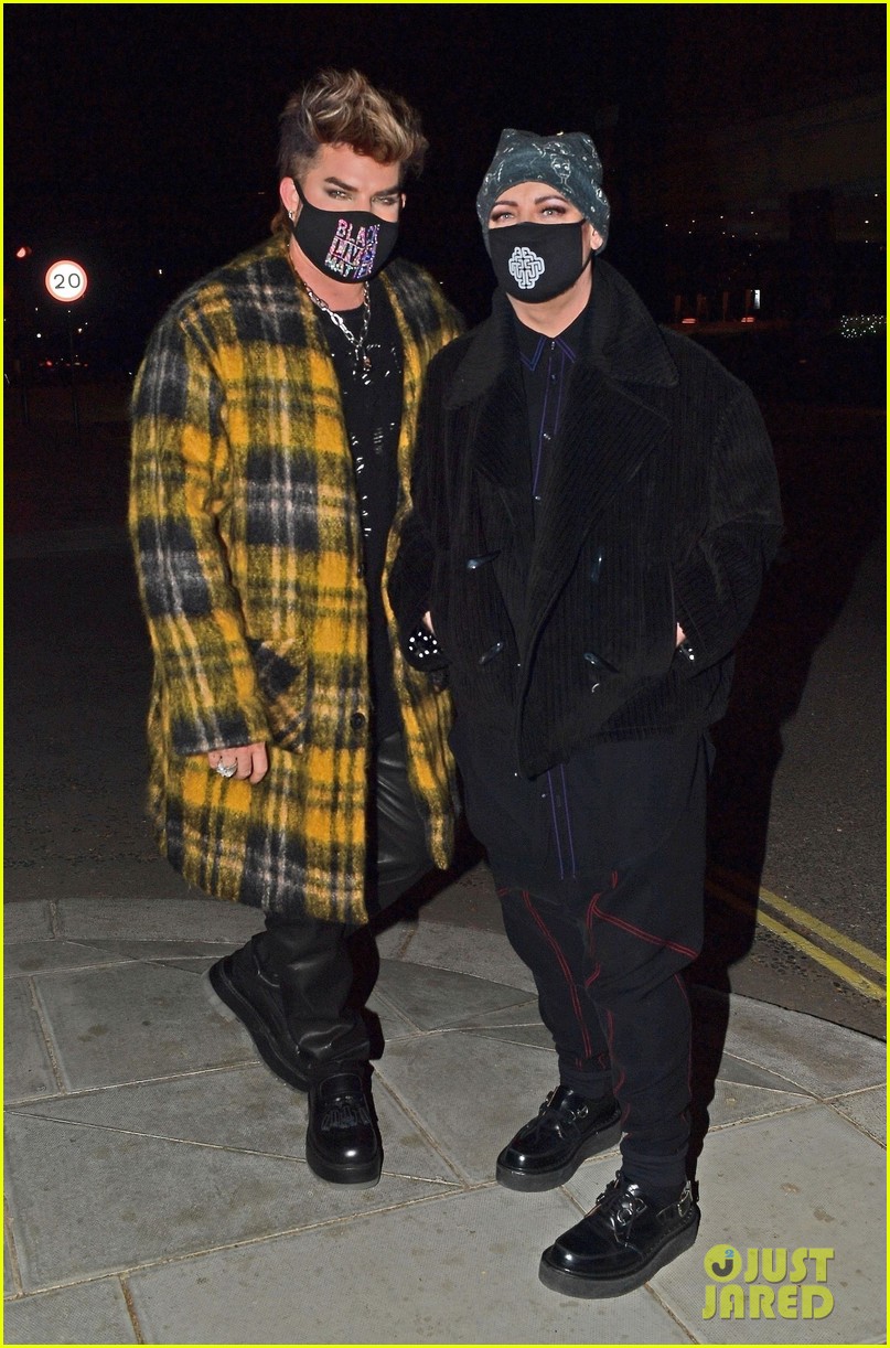 Adam Lambert Makes Rare Appearance with Boyfriend Oliver Gliese ...