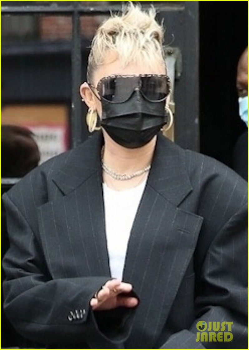 Miley Cyrus Has Her Hair in Mohawk & Ponytail While Stepping Out Ahead ...