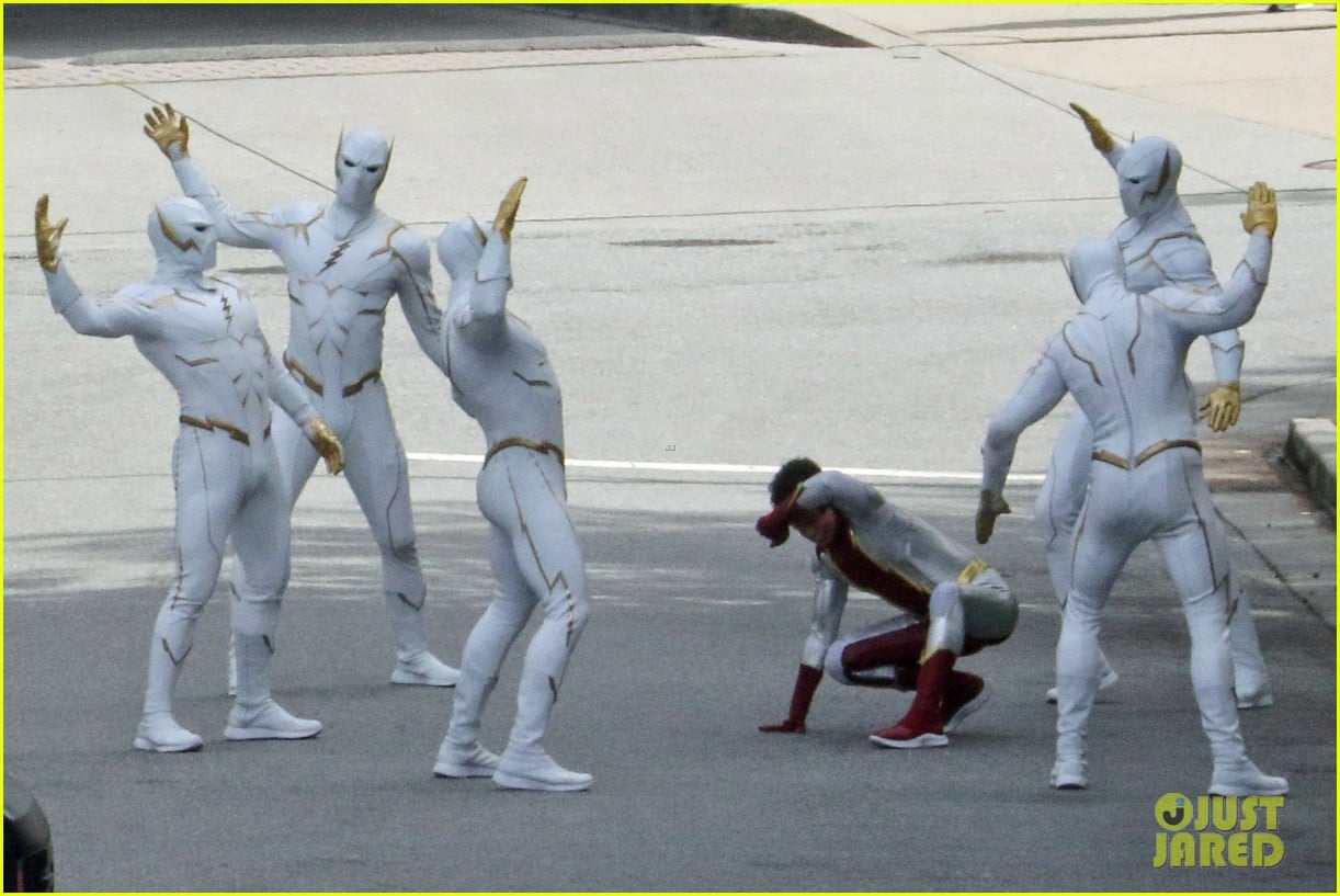 Jordan Fisher Gets Into Character As Impulse In First Set Photos From ...