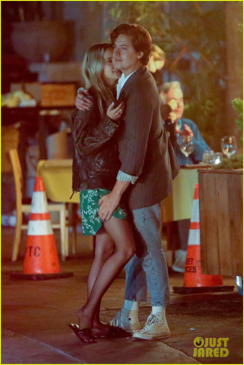 Cole Sprouse Shares Steamy Kiss with Girlfriend Ari Fournier During ...