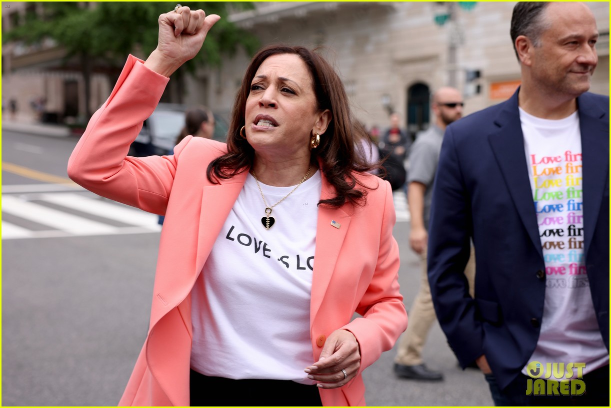 Vice President Kamala Harris Makes History Attending Pride Parade in ...