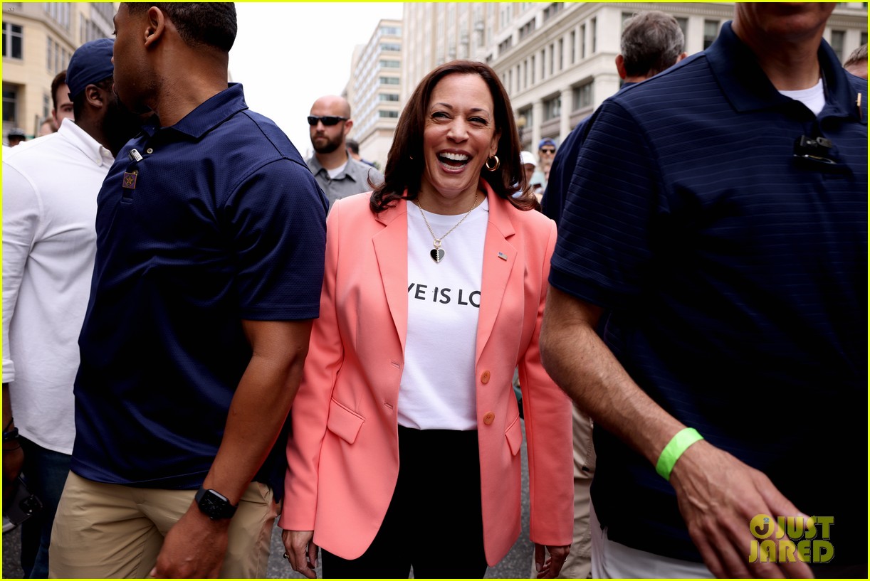 Vice President Kamala Harris Makes History Attending Pride Parade in ...