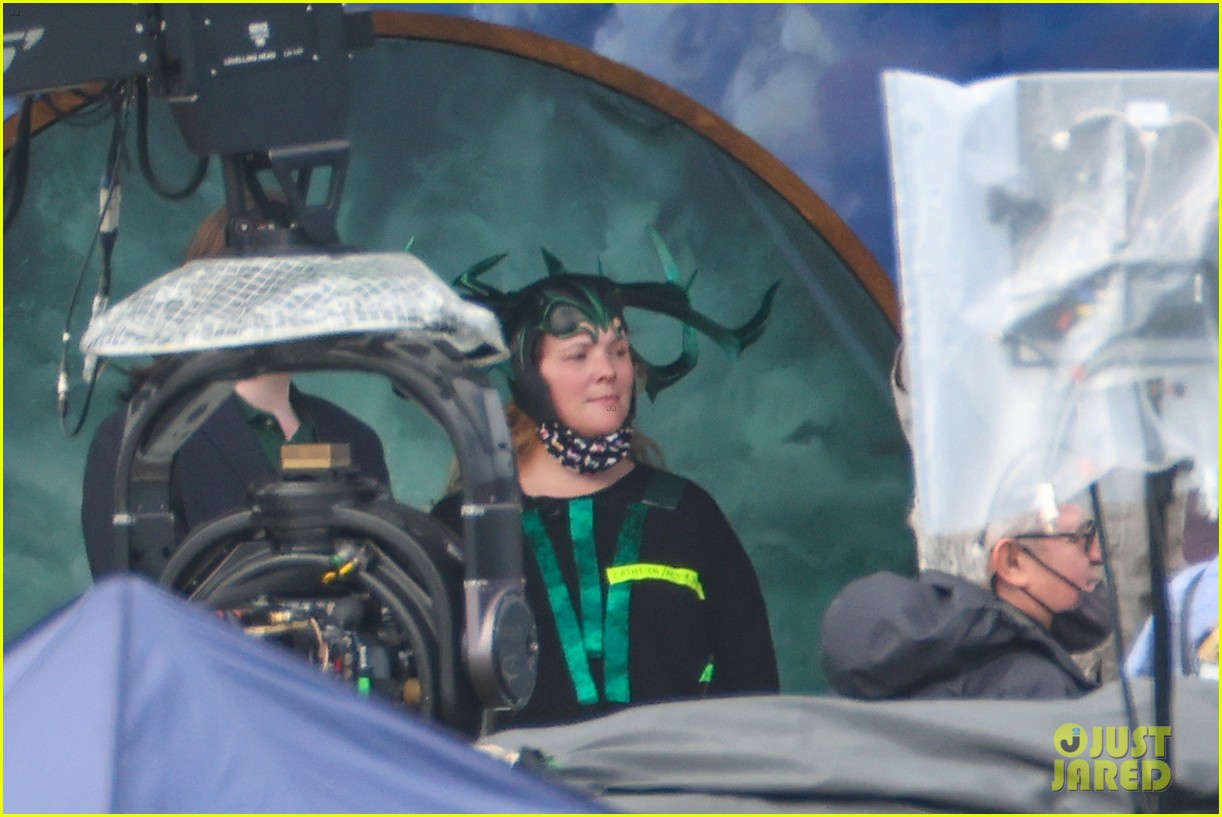 Full Sized Photo of matt damon as fake loki thor set 021 | Photo ...