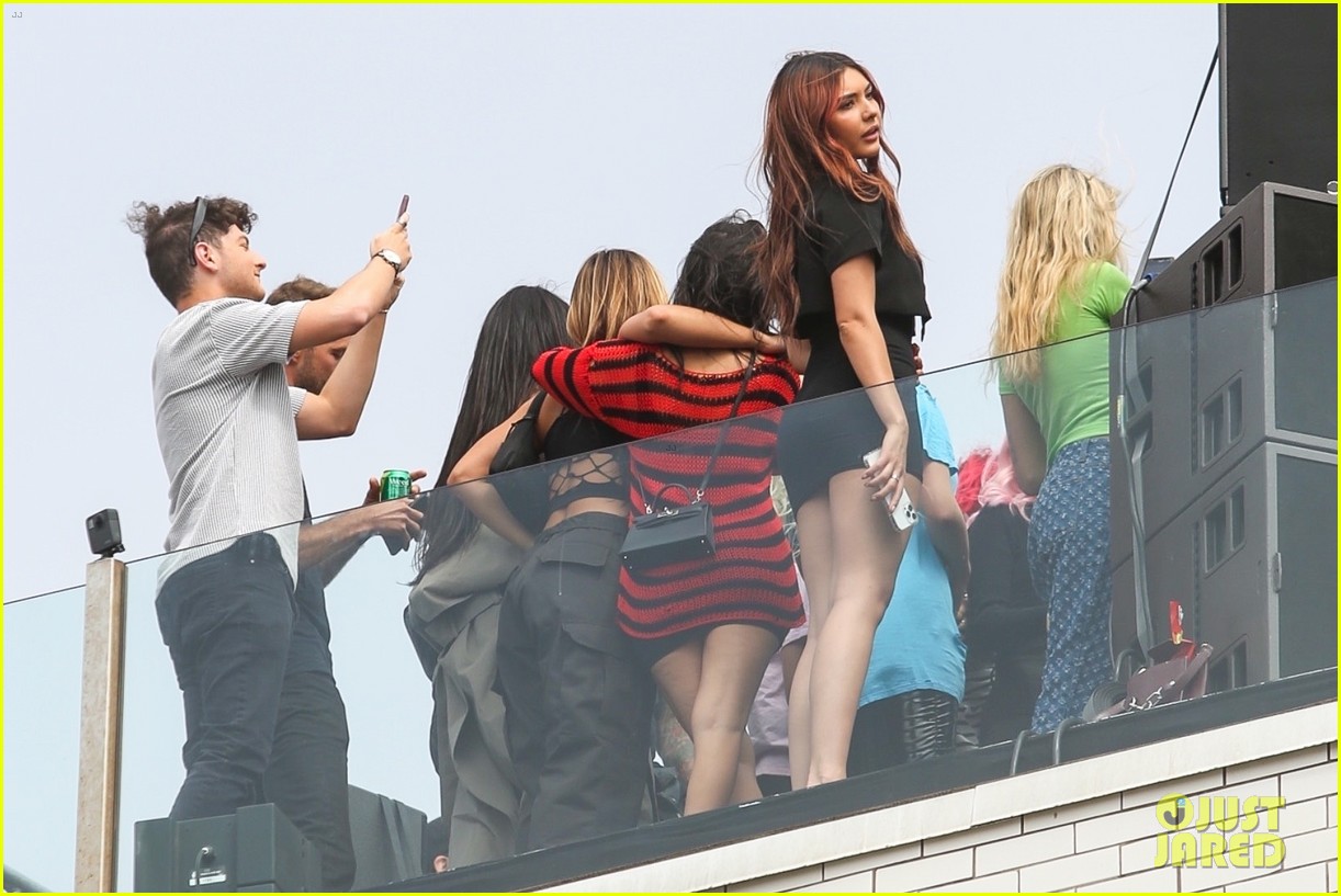 Megan Fox, Kourtney Kardashian, & Addison Rae Attend Machine Gun Kelly ...