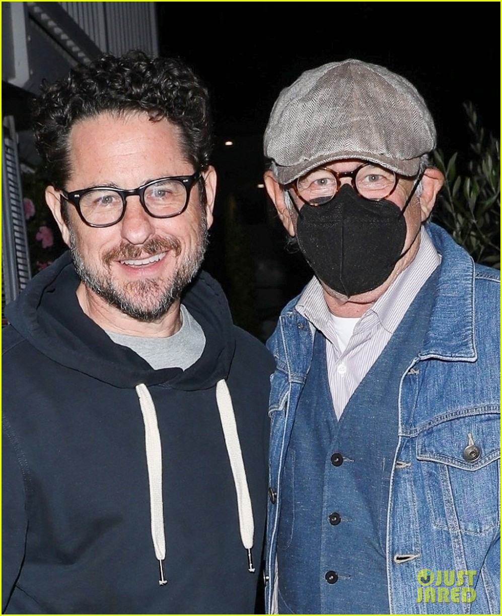 Movie Directors J.J. Abrams & Steven Spielberg Spotted Having a Dinner ...