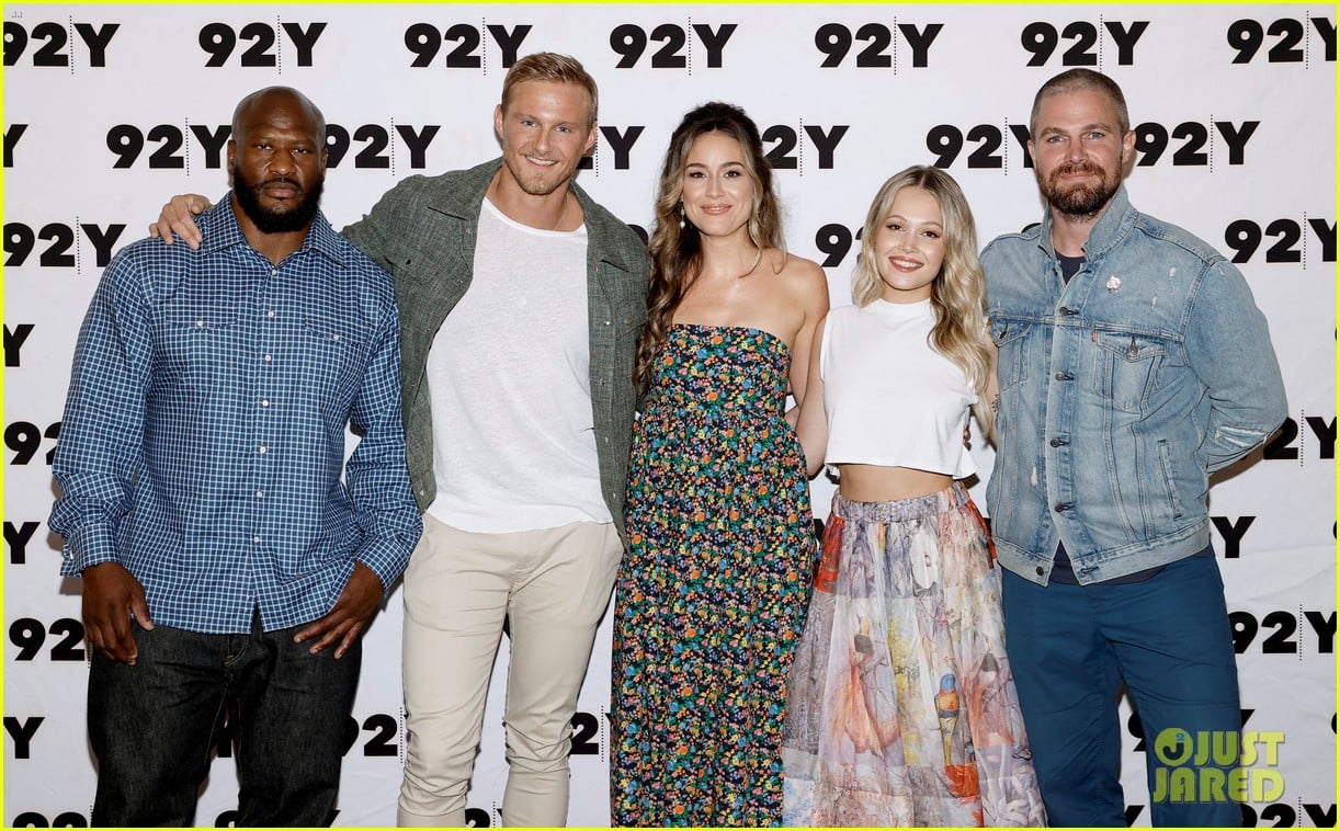 Stephen Amell Celebrates New Series 'Heels' with Alexander Ludwig ...