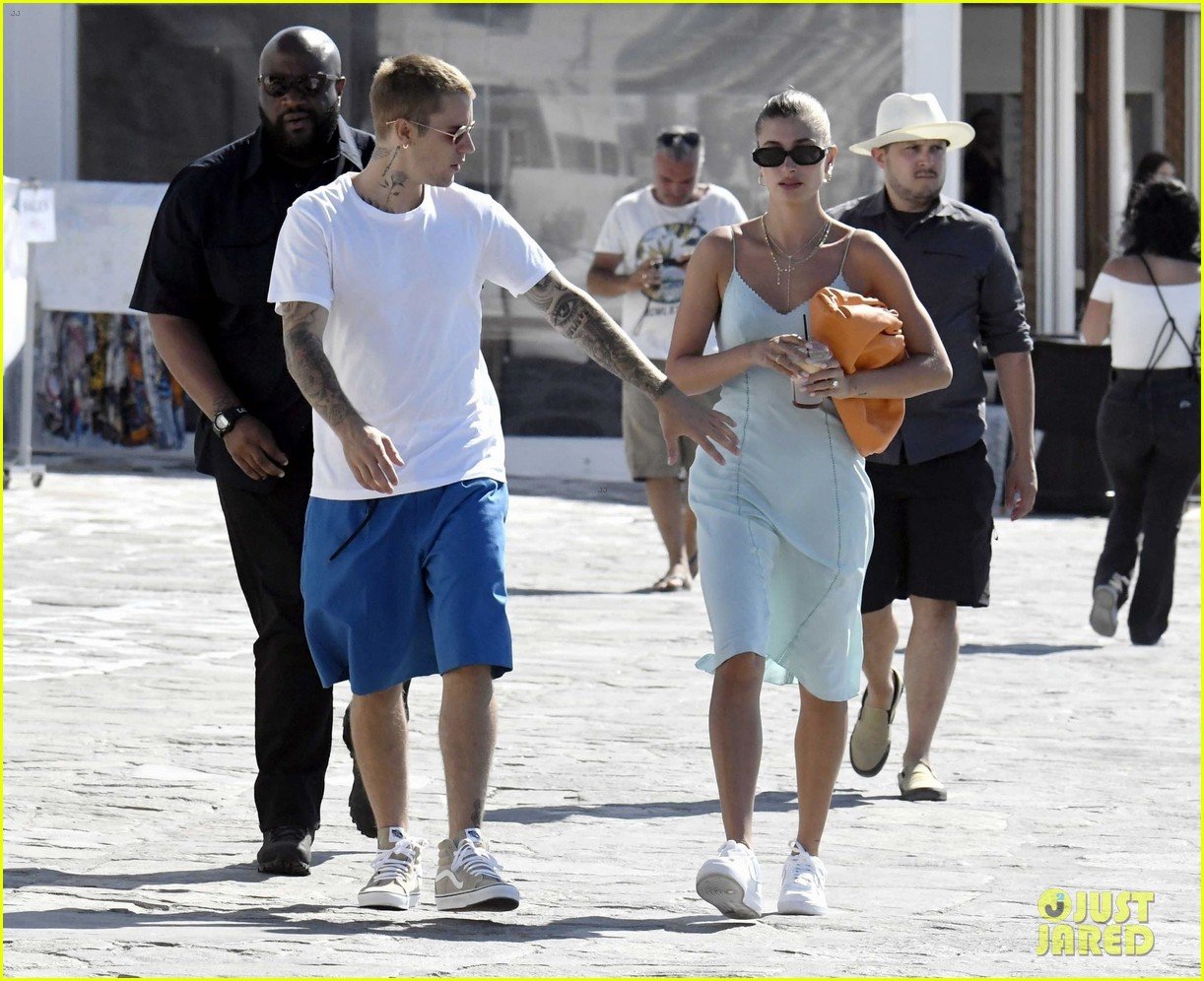Justin & Hailey Bieber Spotted in Greece During Their Romantic European ...