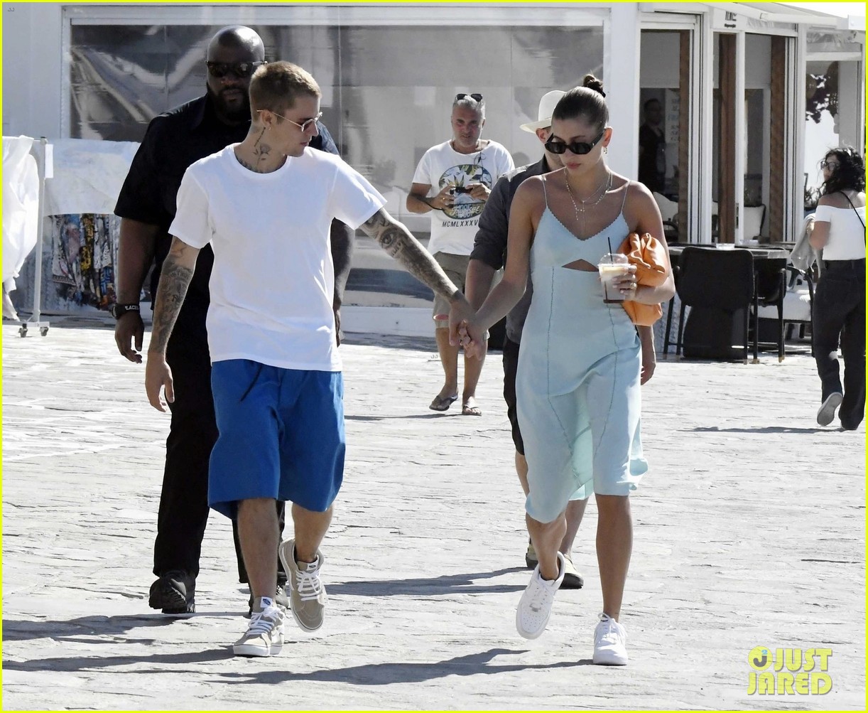 Justin & Hailey Bieber Spotted in Greece During Their Romantic European ...