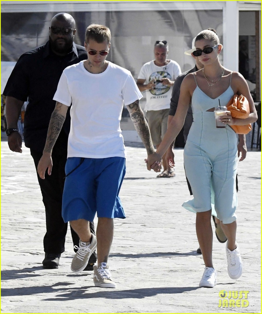 Justin & Hailey Bieber Spotted in Greece During Their Romantic European ...