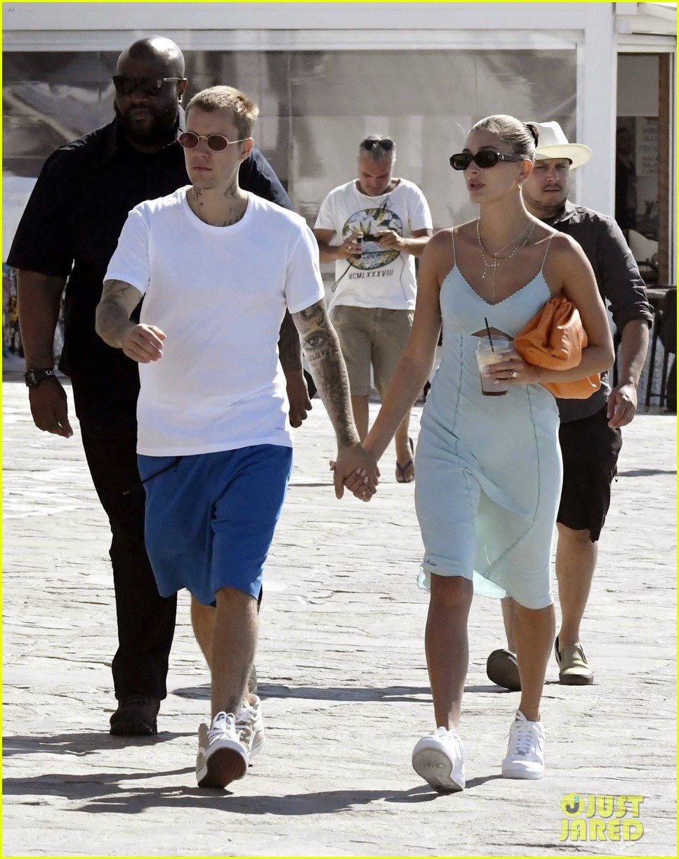 Justin & Hailey Bieber Spotted in Greece During Their Romantic European ...
