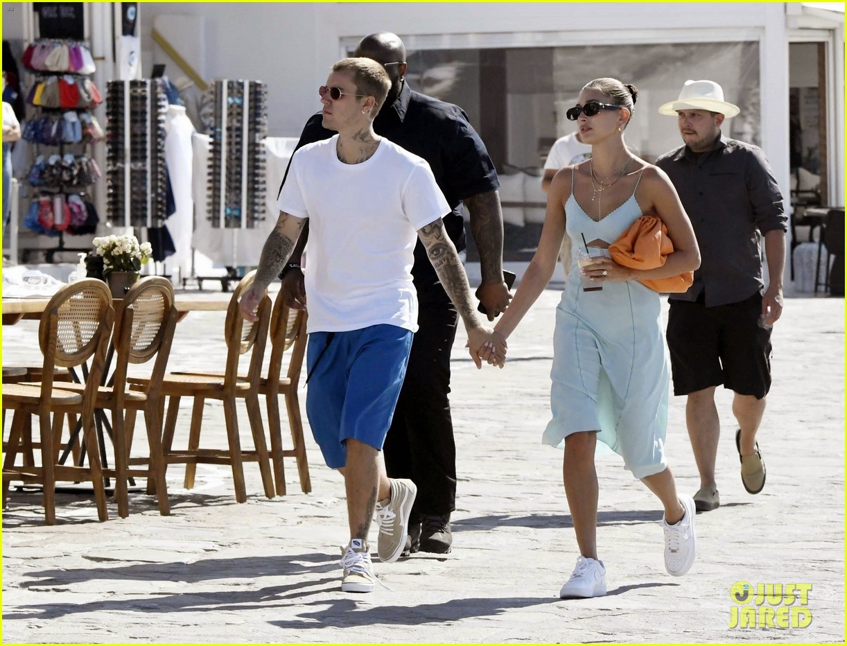 Justin & Hailey Bieber Spotted in Greece During Their Romantic European ...