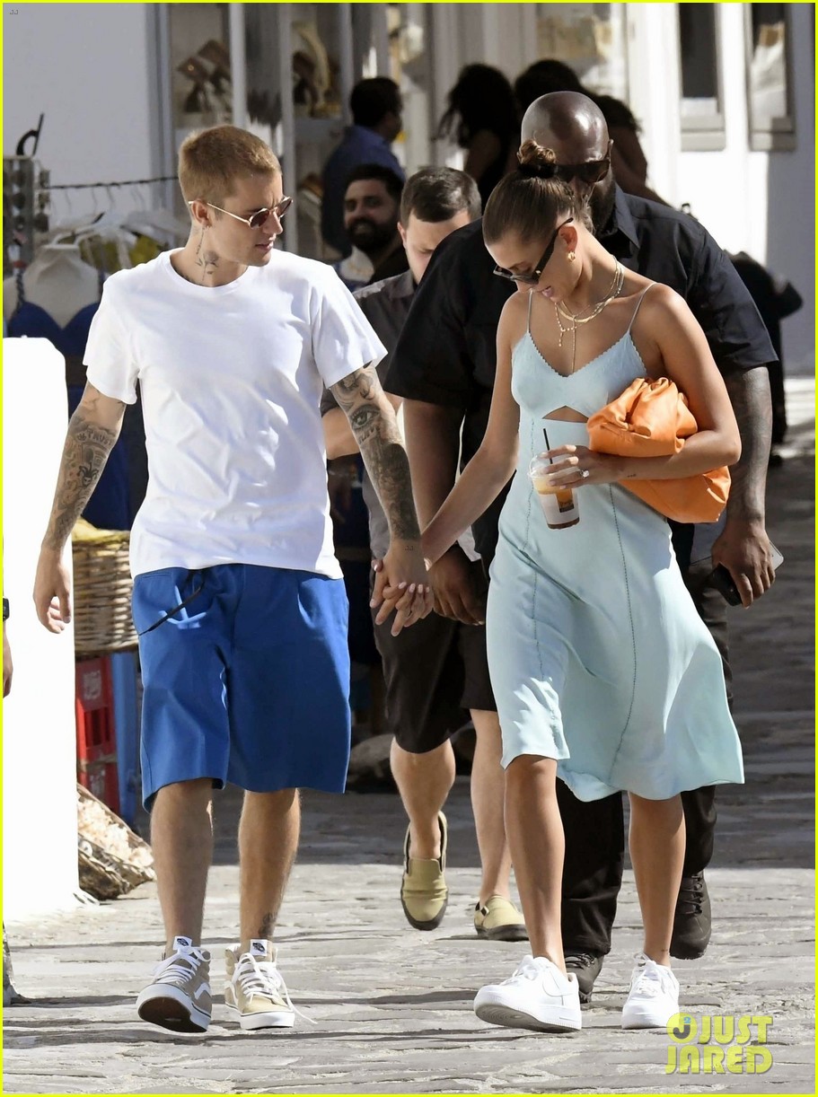 Justin & Hailey Bieber Spotted in Greece During Their Romantic European ...