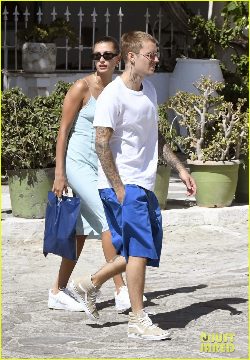 Justin & Hailey Bieber Spotted in Greece During Their Romantic European ...