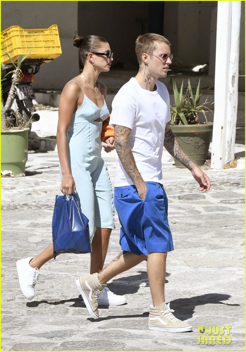 Justin & Hailey Bieber Spotted in Greece During Their Romantic European ...