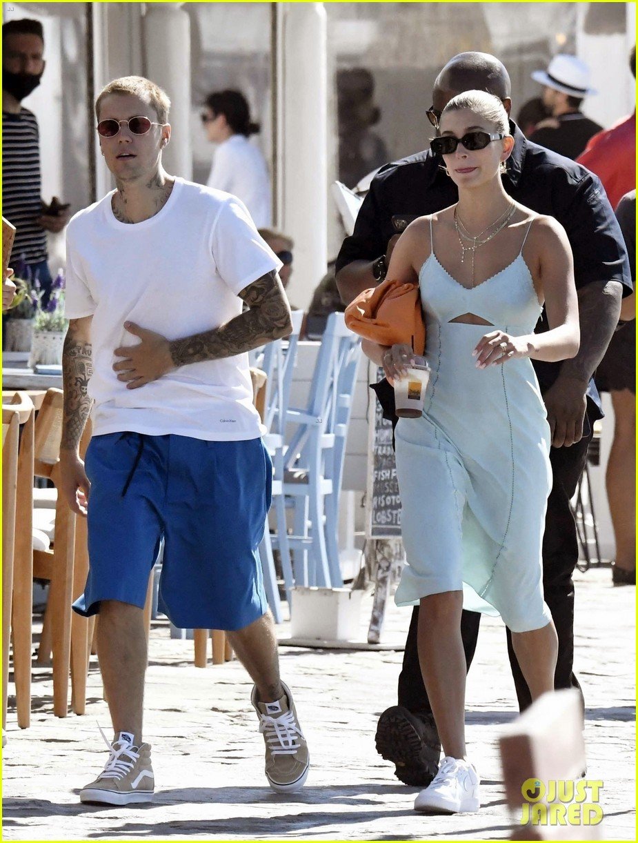 Justin & Hailey Bieber Spotted in Greece During Their Romantic European ...