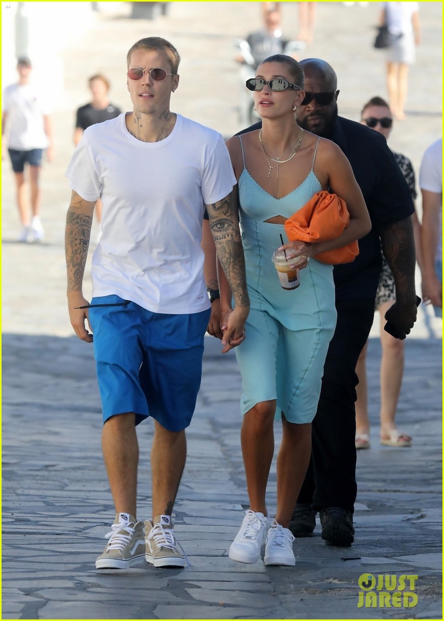 Justin & Hailey Bieber Spotted in Greece During Their Romantic European ...