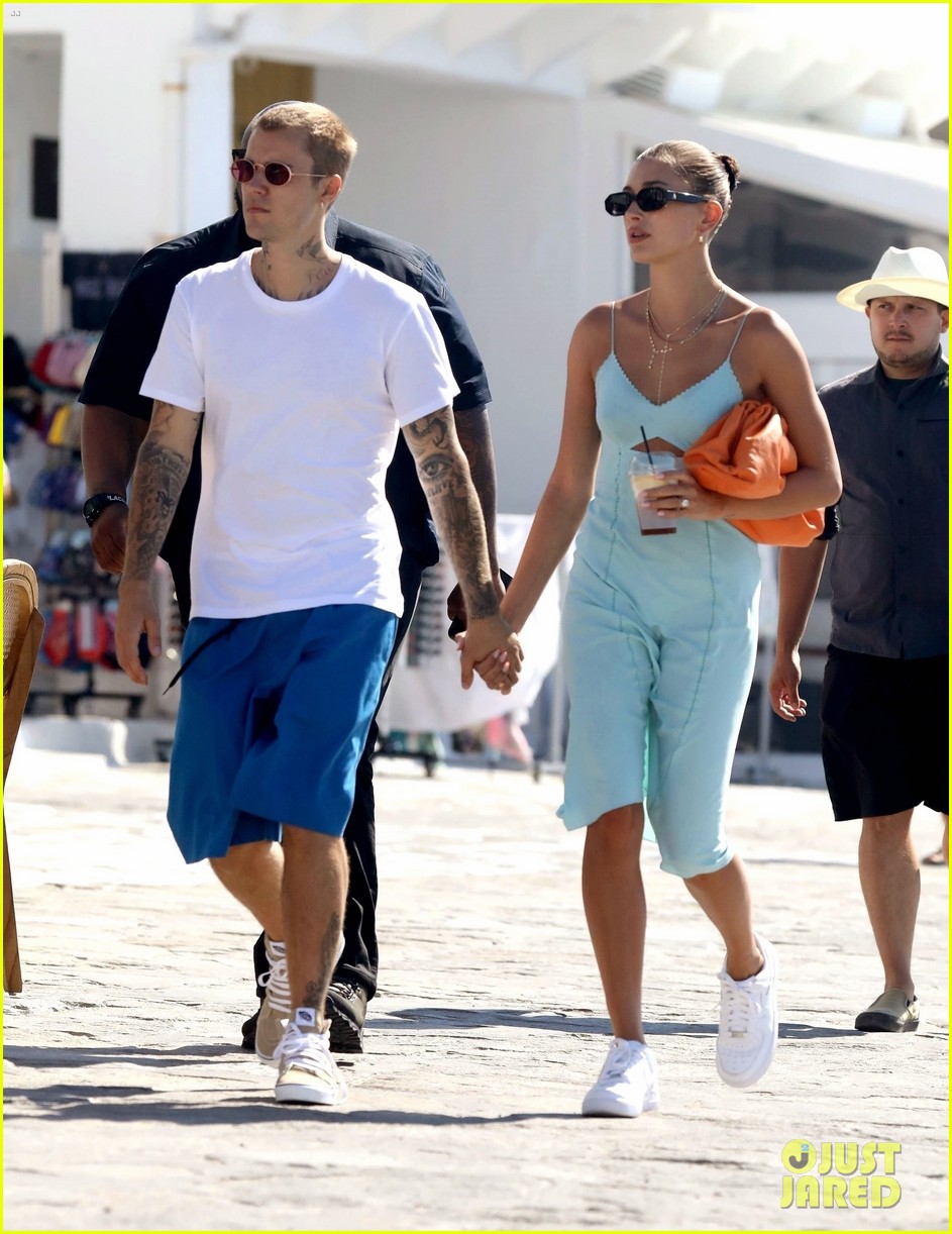 Justin & Hailey Bieber Spotted in Greece During Their Romantic European ...