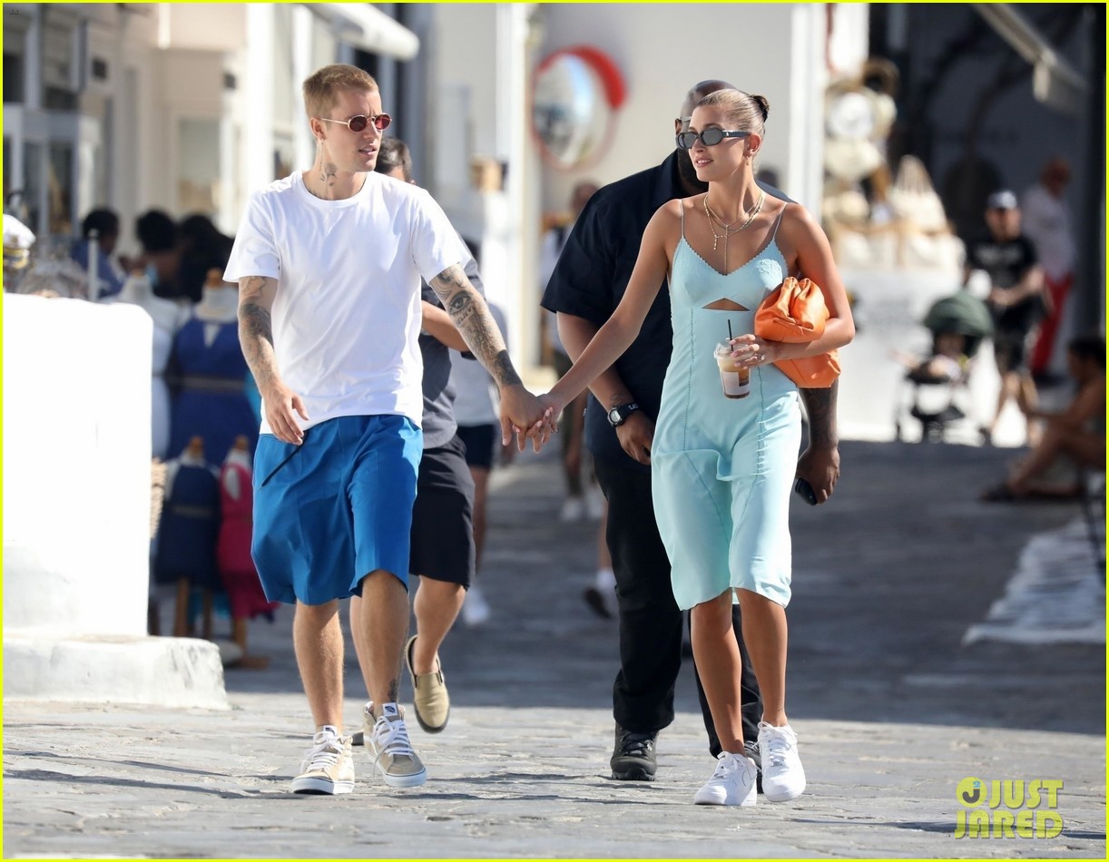 Justin & Hailey Bieber Spotted in Greece During Their Romantic European ...