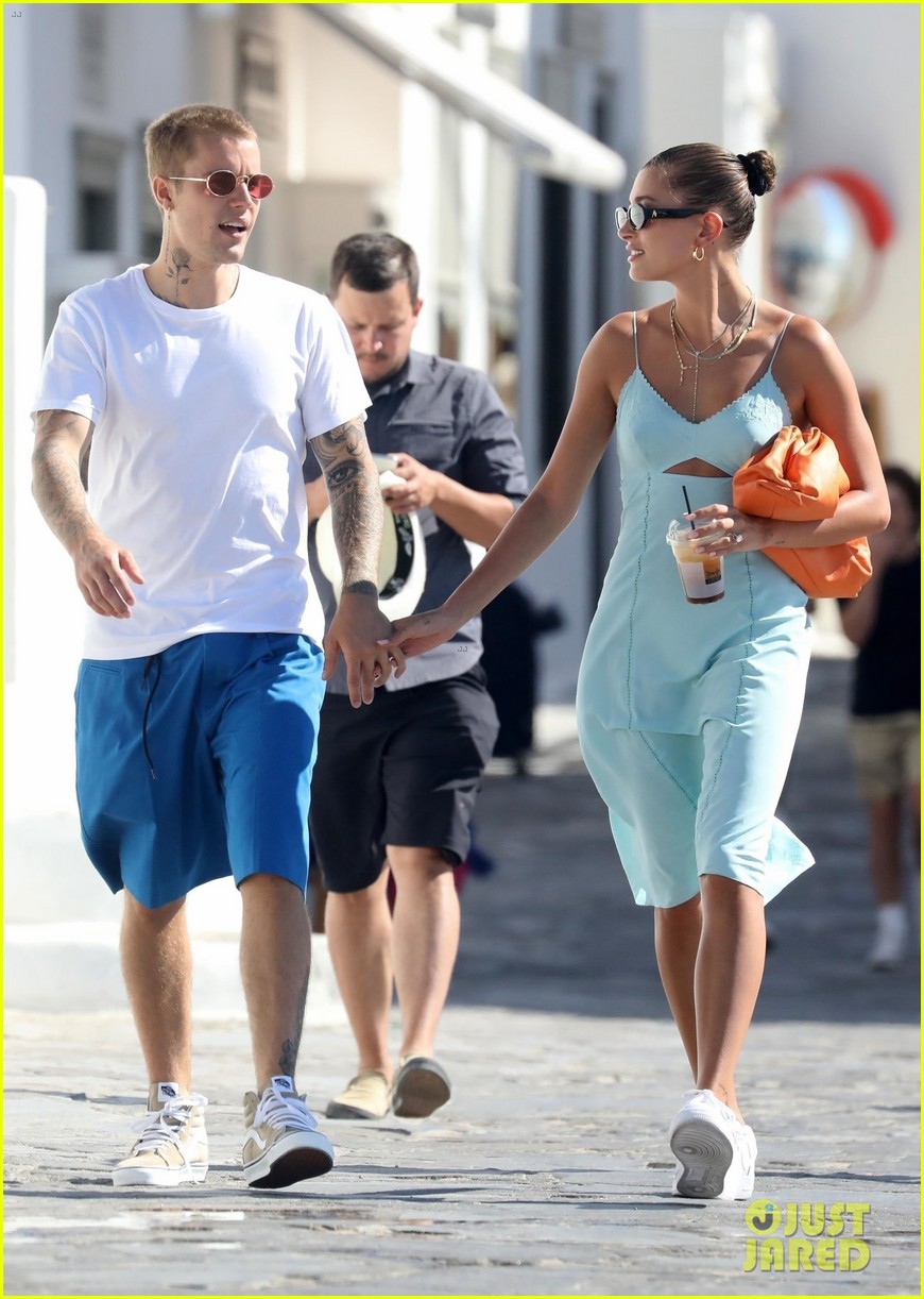 Justin & Hailey Bieber Spotted in Greece During Their Romantic European ...