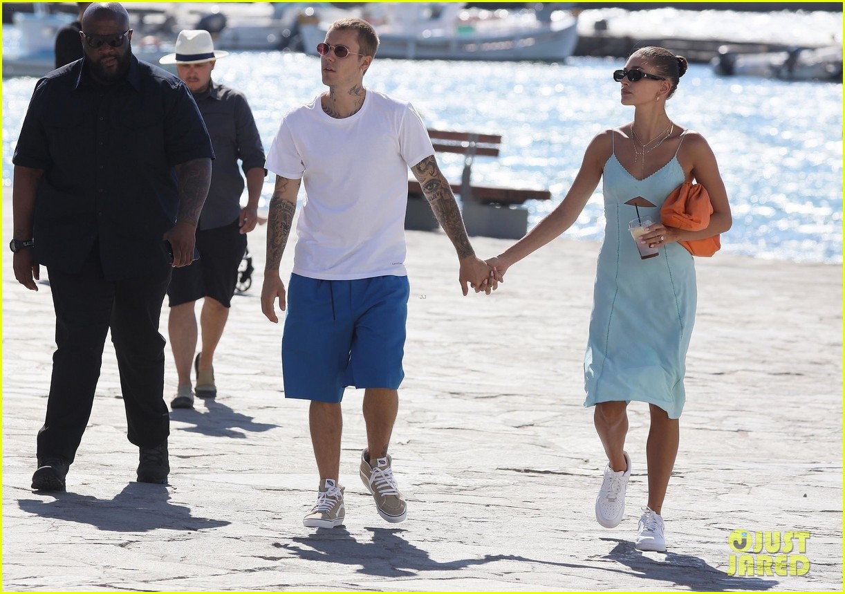 Justin & Hailey Bieber Spotted in Greece During Their Romantic European ...