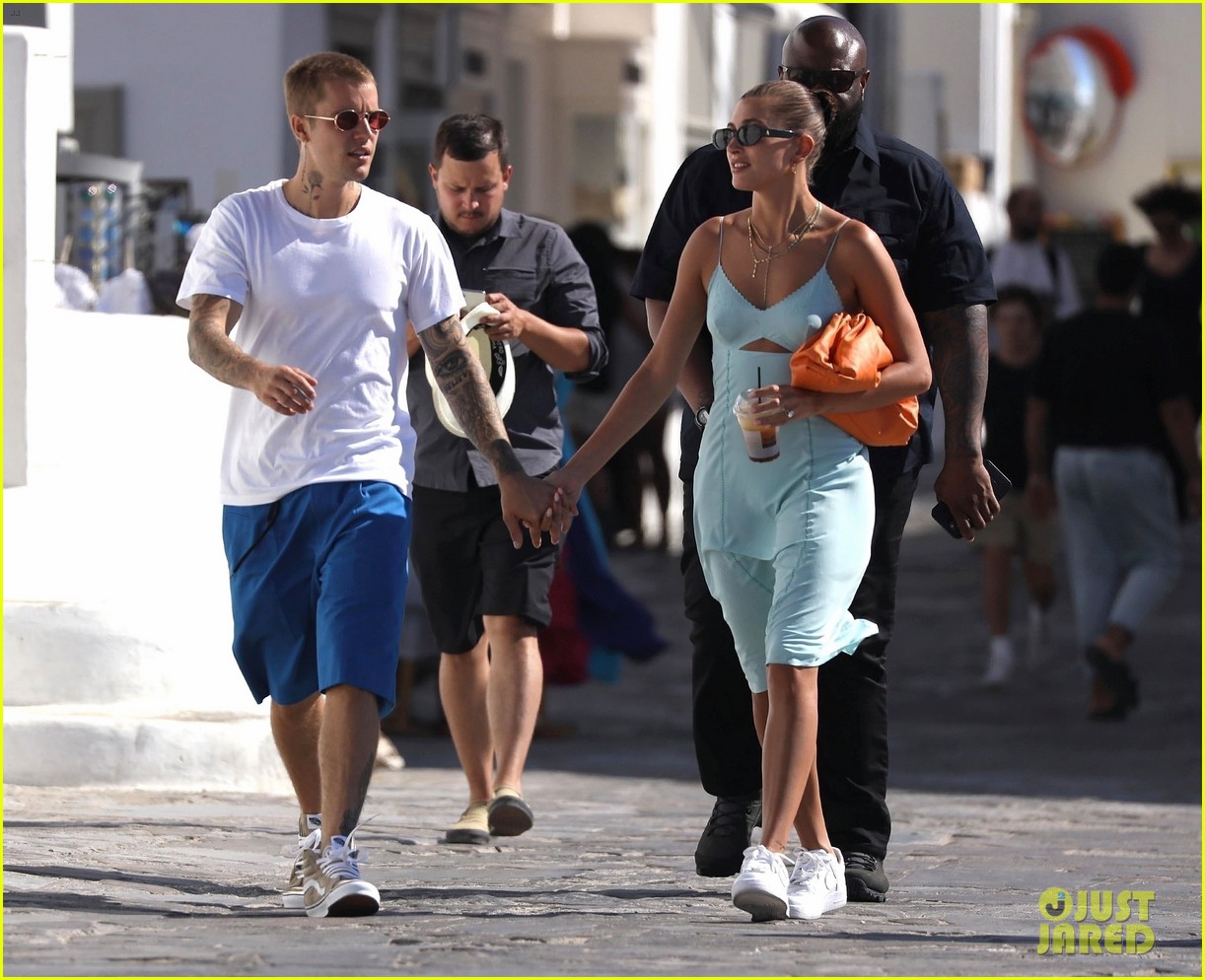 Justin & Hailey Bieber Spotted in Greece During Their Romantic European ...