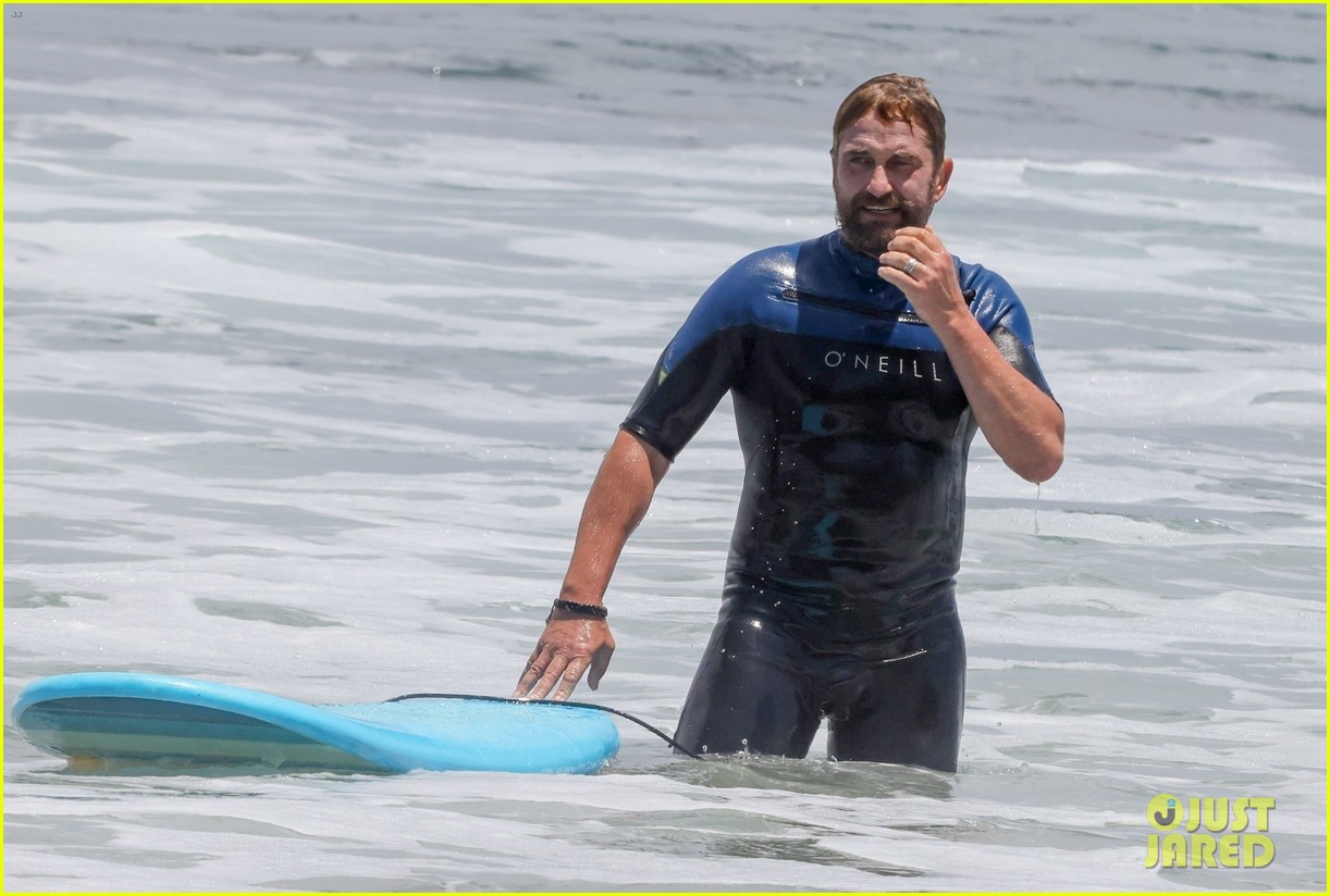 Gerard Butler Surfing