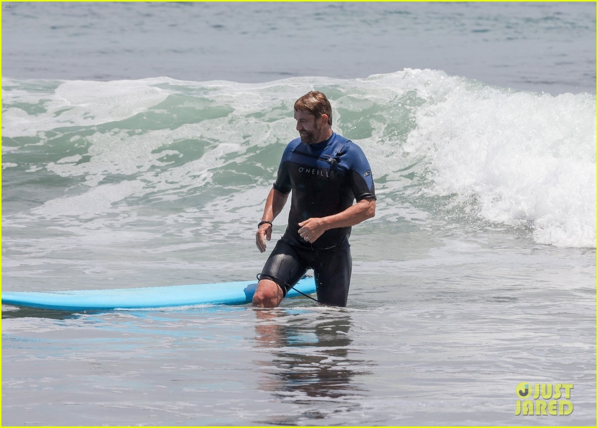 Gerard Butler Surfing