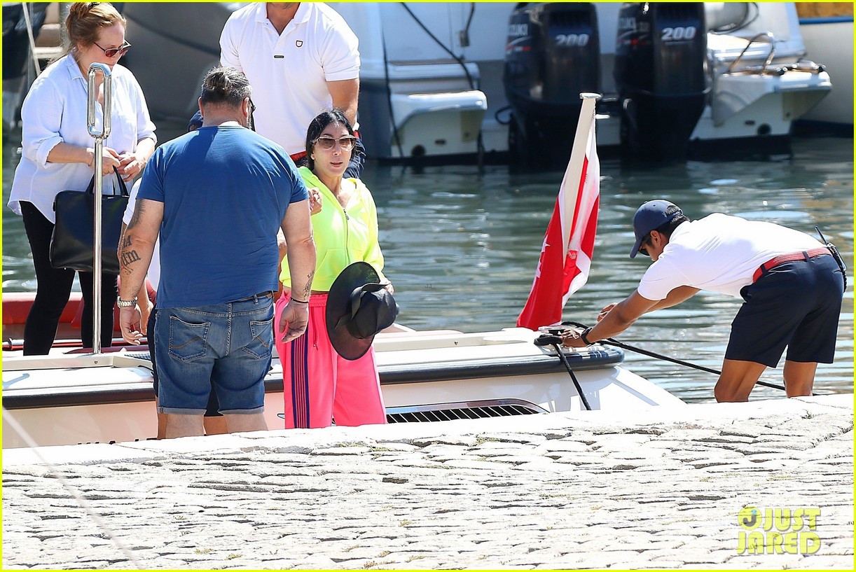 Photo: cher neon yellow pink boat arrival wrap up vacation 56 | Photo ...