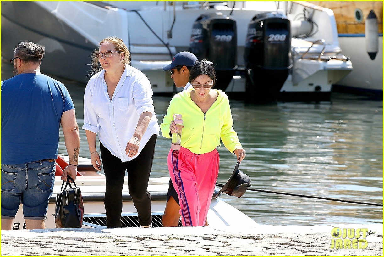Photo: cher neon yellow pink boat arrival wrap up vacation 61 | Photo ...