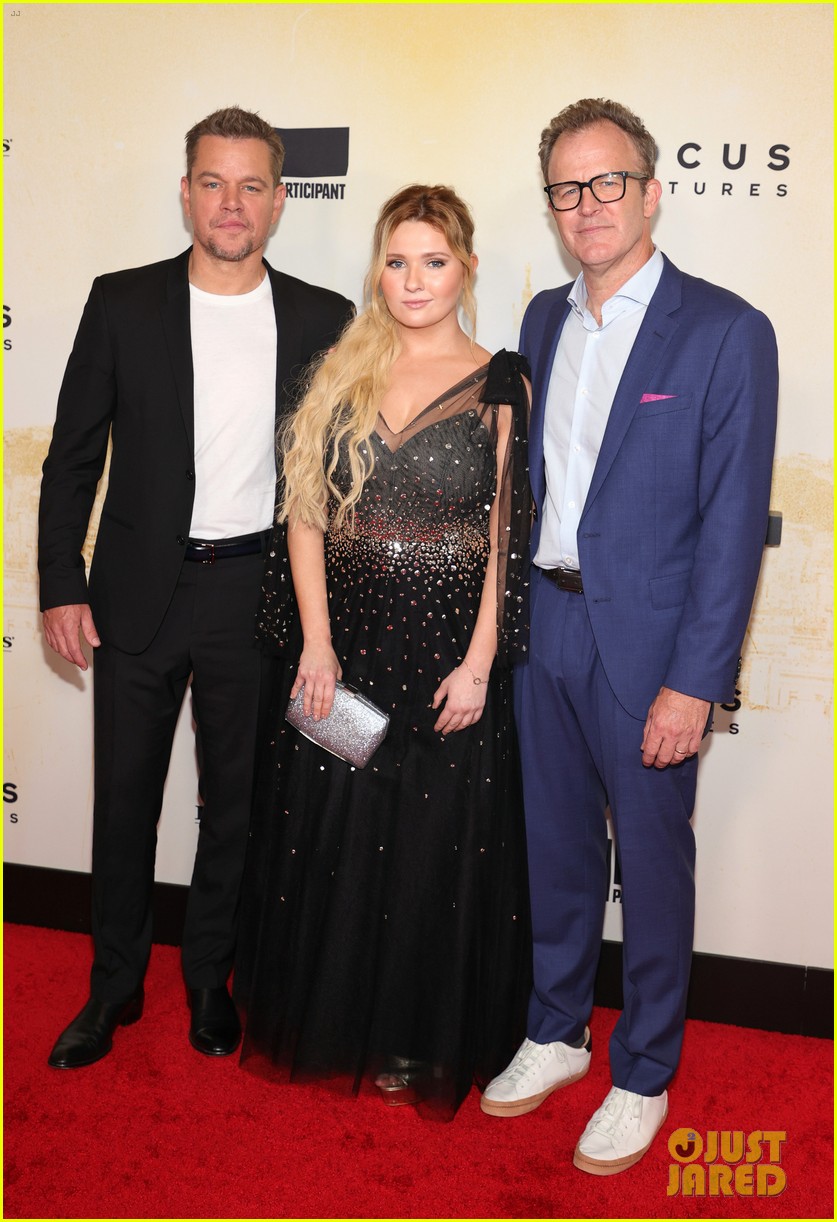 Matt Damon & Abigail Breslin Team Up for NYC Premiere of 'Stillwater ...