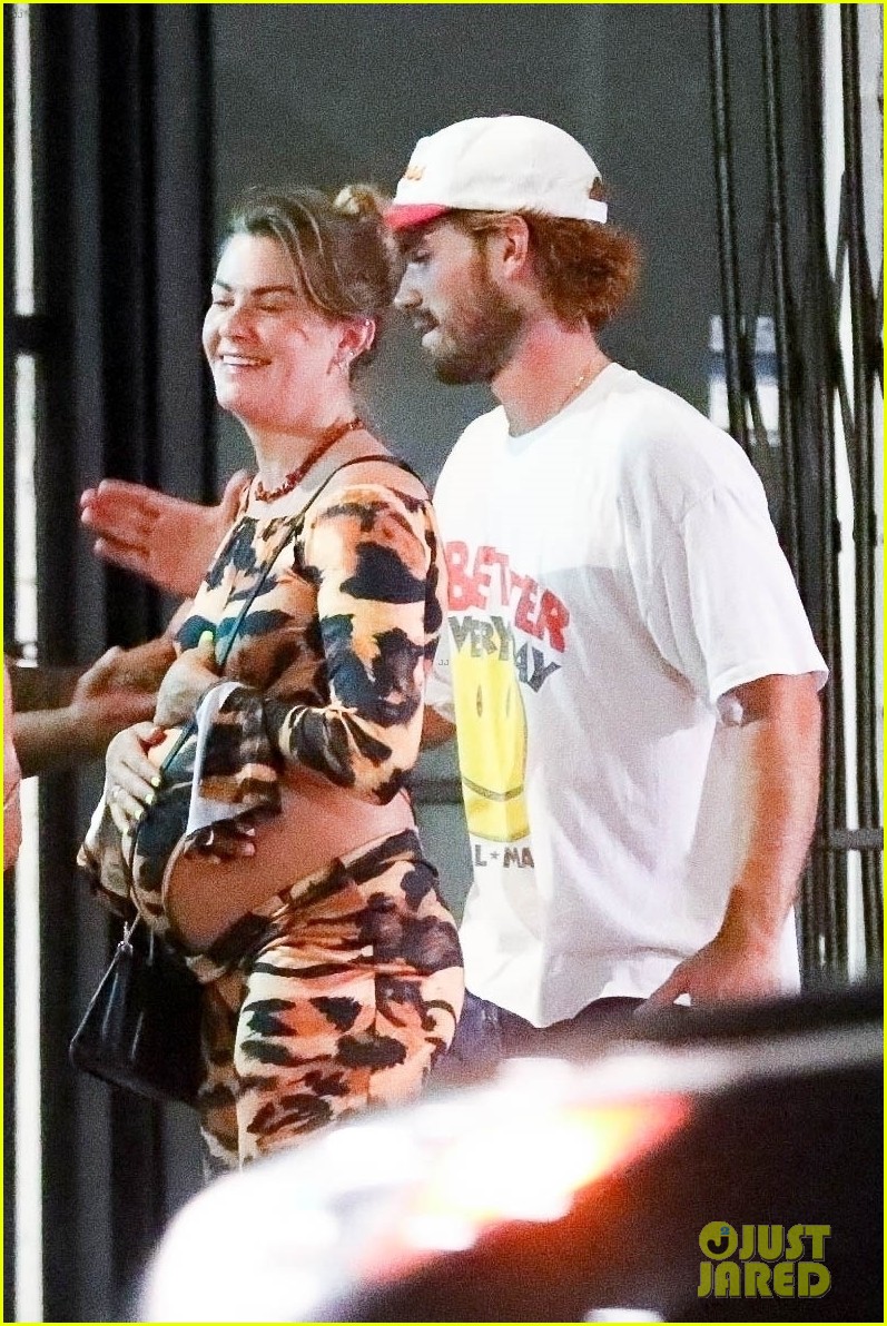 KJ Apa & Pregnant Girlfriend Clara Berry Step Out With Friends For ...