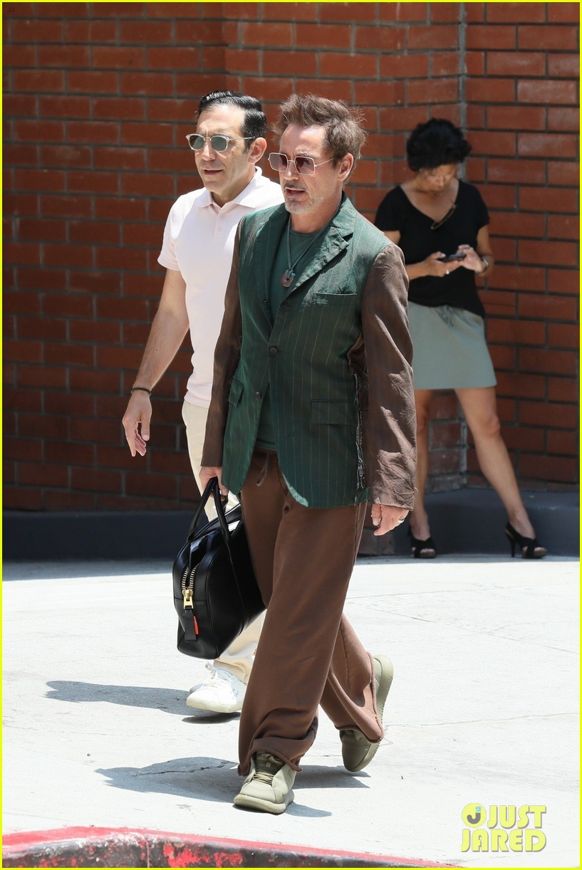 Robert Downey Jr. Steps Out in Eclectic Ouftit After Announcing Cool ...
