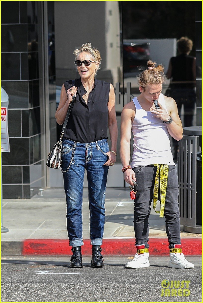 Sharon Stone Makes Rare Appearance with Her 21-Year-Old Son Roan: Photo ...