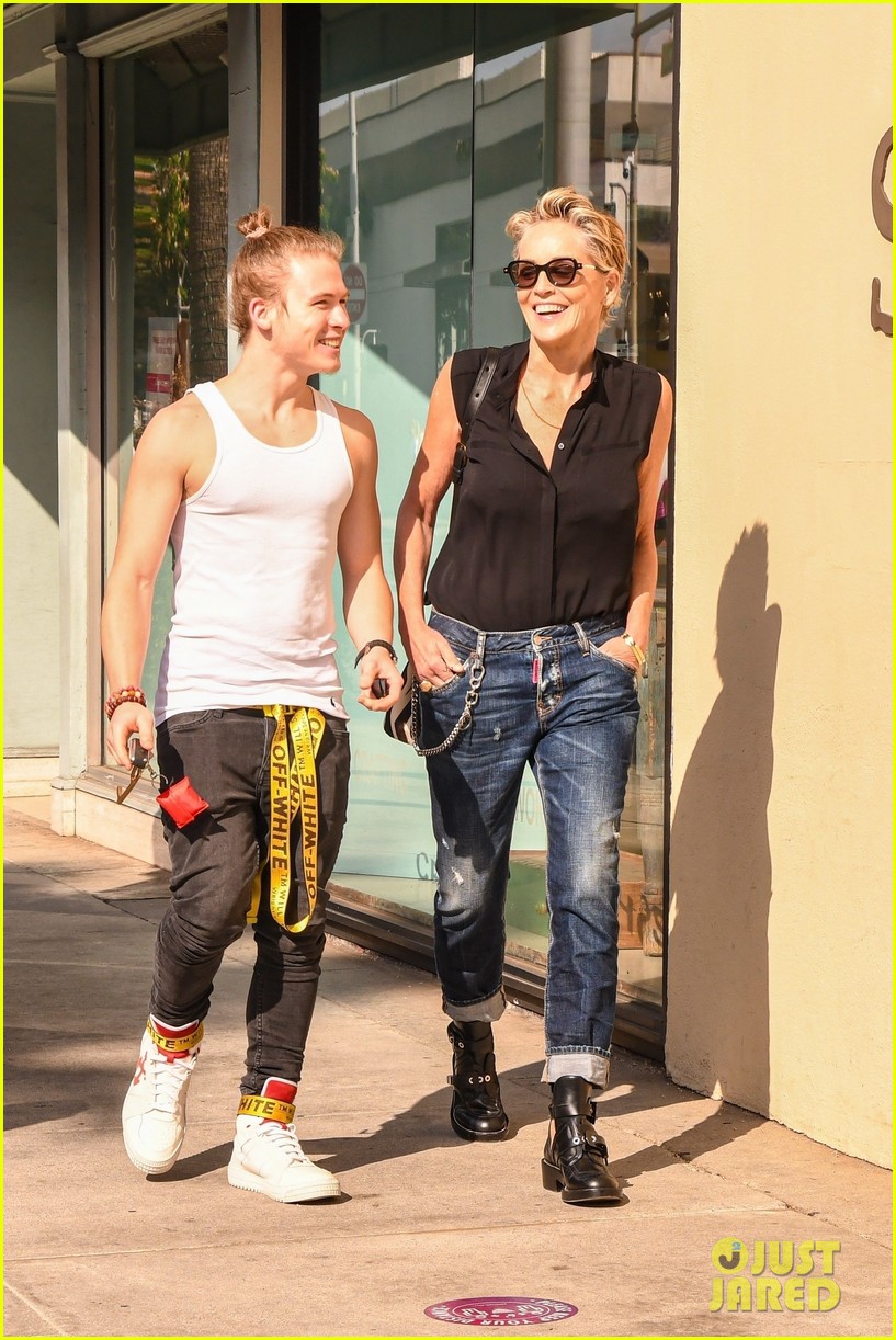 Sharon Stone Makes Rare Appearance with Her 21-Year-Old Son Roan: Photo ...