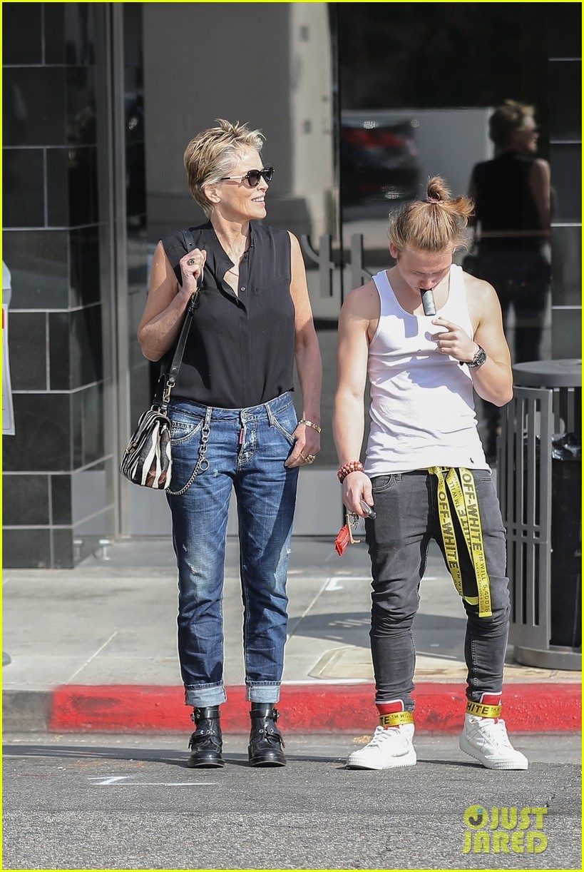 Sharon Stone Makes Rare Appearance with Her 21-Year-Old Son Roan: Photo ...