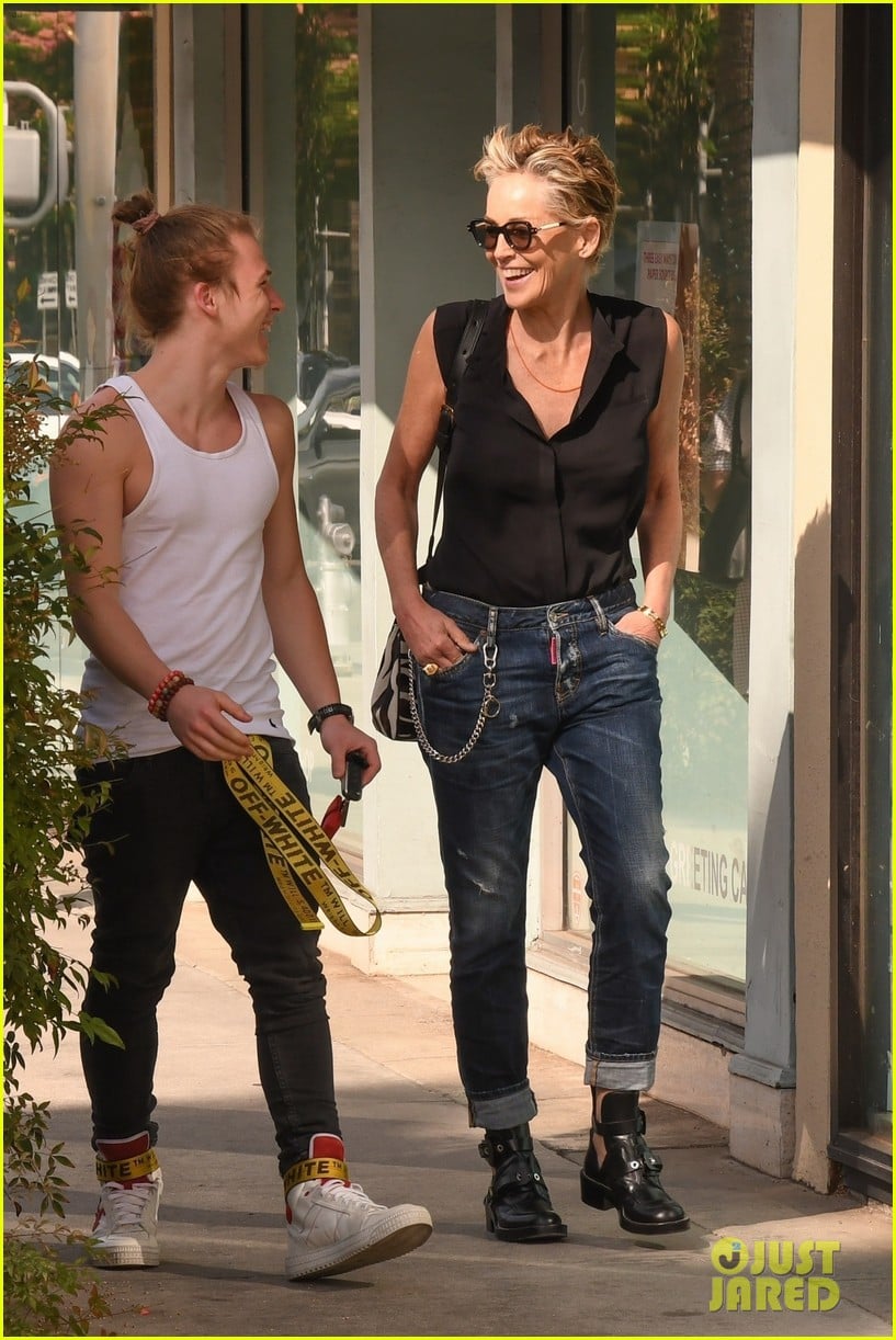 Sharon Stone Makes Rare Appearance with Her 21-Year-Old Son Roan: Photo ...