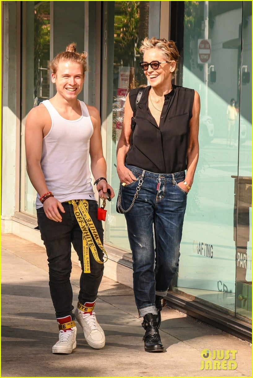 Sharon Stone Makes Rare Appearance with Her 21-Year-Old Son Roan: Photo ...
