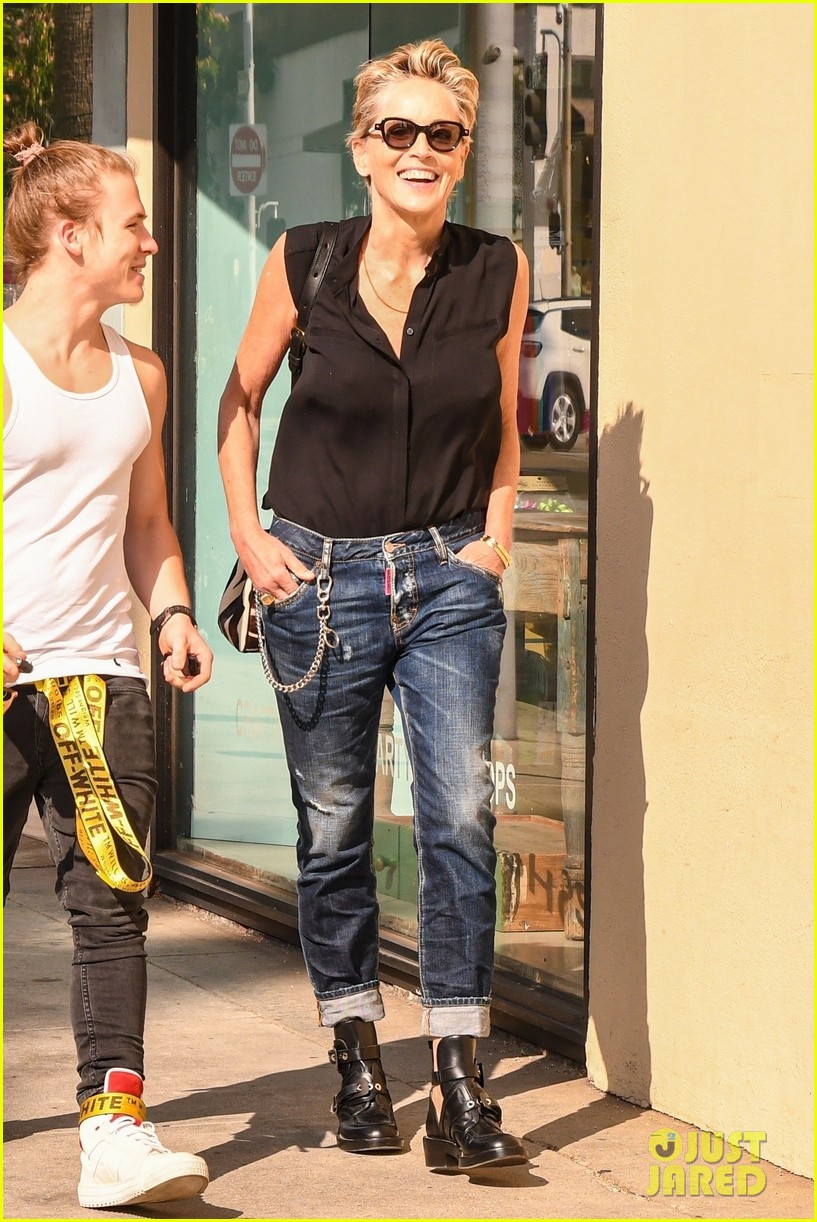 Sharon Stone Makes Rare Appearance with Her 21-Year-Old Son Roan: Photo ...