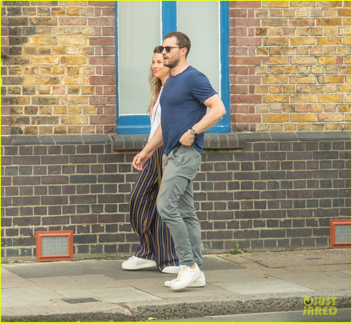 Jamie Dornan Spotted in Rare Public Outing with Wife Amelia Warner ...