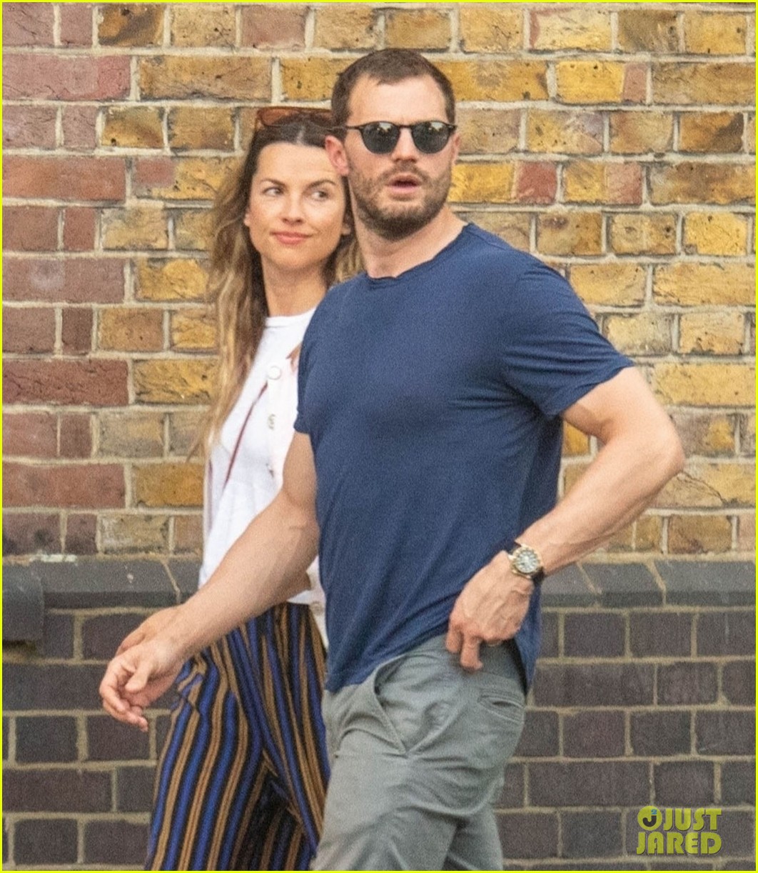 Jamie Dornan Spotted in Rare Public Outing with Wife Amelia Warner ...