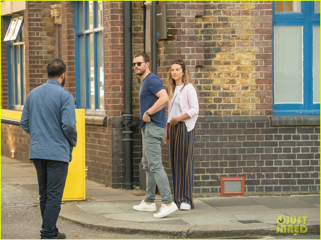 Jamie Dornan Spotted in Rare Public Outing with Wife Amelia Warner ...