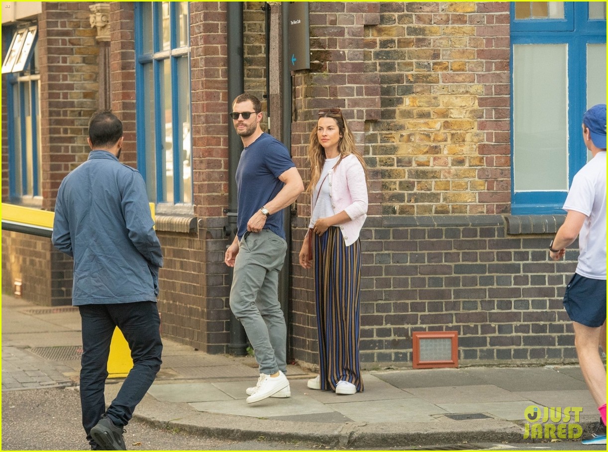 Jamie Dornan Spotted in Rare Public Outing with Wife Amelia Warner ...