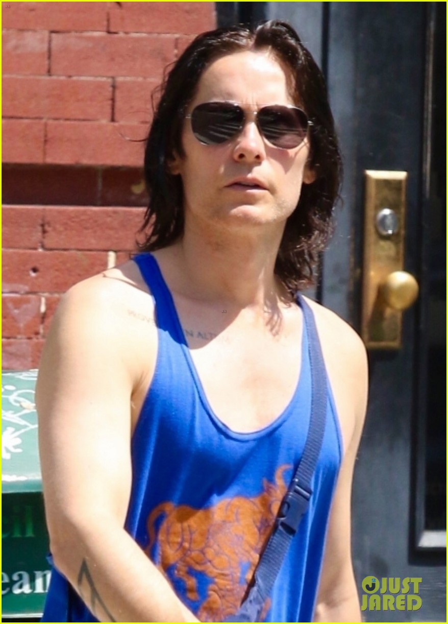 Jared Leto Wears A Mask Around His Wrist After Workout Session in NYC ...